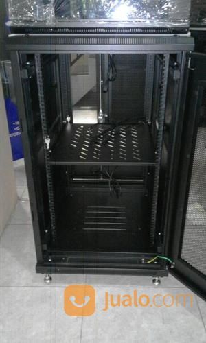 Rack Server Surabaya - Close Rack 19" 20U Depth 900mm Pintu Lubang ...