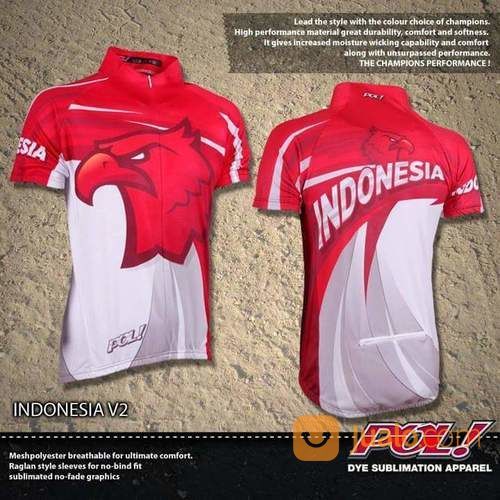 JERSEY SEPEDA POL INDONESIA V12 SHORT SLEEVES di Kota Bandung, Jawa ...