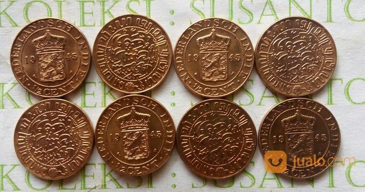 Setengah Sen Th 1945. di Kota Malang, Jawa Timur | Jualo.com