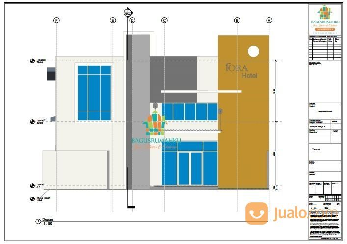 Paket Lengkap Gambar Arsitek Dengan RAB di Kab. Karawang, Jawa Barat ...