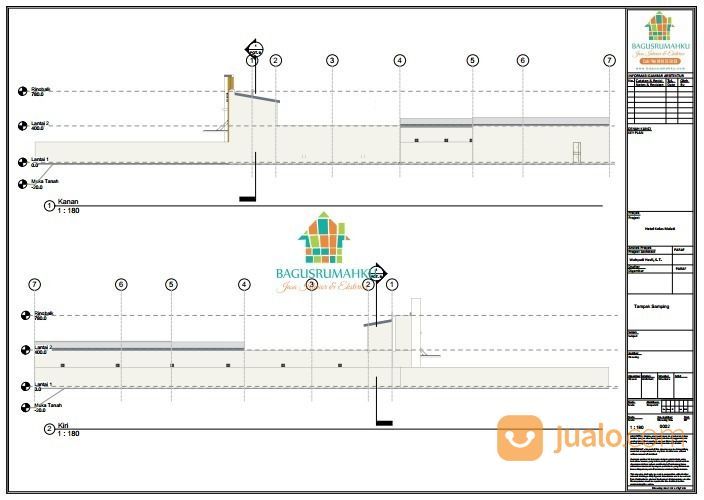 Paket Lengkap Gambar Arsitek Dengan RAB di Kab. Karawang, Jawa Barat ...