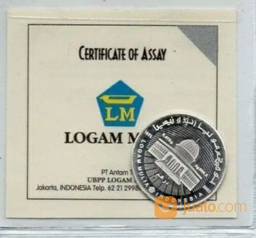 Koin Dirham Perak Asli Lengkap Sertifikat Antam di Kota Surabaya, Jawa ...