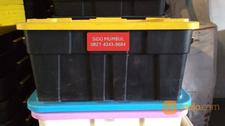 Heavy Duty Container Box Roda Industri Plastik Super Kuat di Kota ...