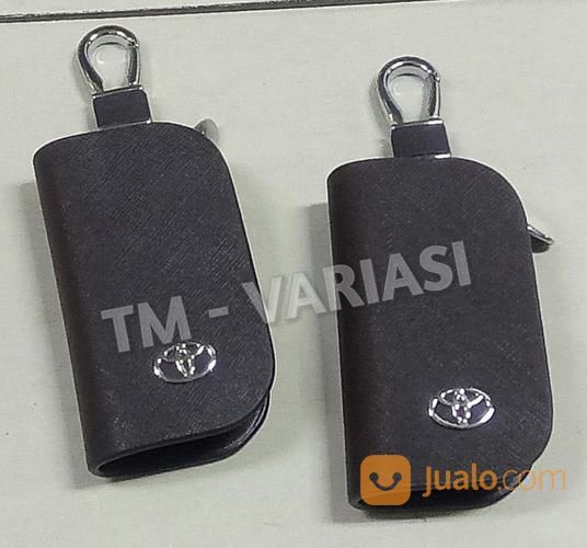 Dompet Kunci STNK Mobil IMPORT Kulit Warna Hitam Polos Logo Toyota di ...