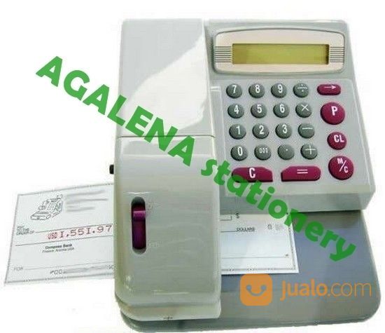 CHECK WRITER ELEKTRIK / Cheque Writer / Alat Penulis Check di Kota ...