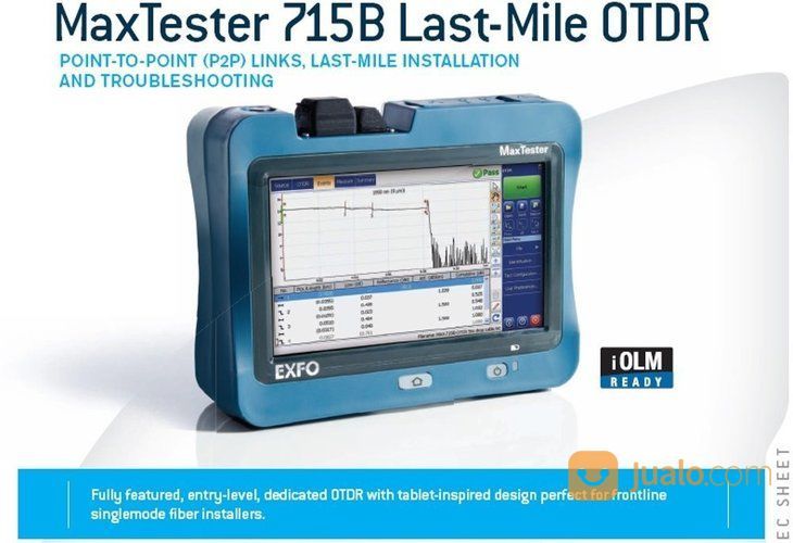 Exfo MaxTester 715B Last-Mile OTDR - Harga Lebih Murah - Gratis ...