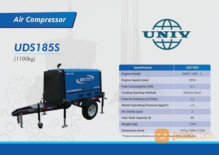 Air Compressor ( UDS185S ) di Kota Tangerang, Banten | Jualo.com