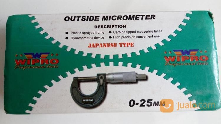 Outside Micrometer 0 ~ 25 X 0.01 Mm Merk WIPRO Japan Type di Kota ...