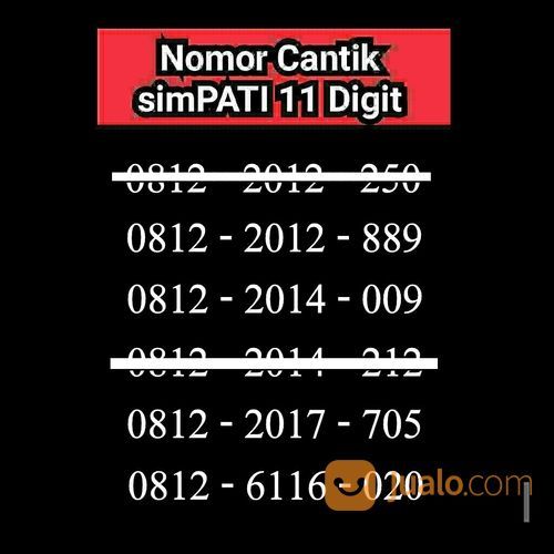 Nomor Cantik SimPATI 11 Digit Rapi Langka di Kota Surabaya, Jawa Timur ... Nomor Cantik SimPATI 11 Digit Rapi Langka di Kota Surabaya, Jawa Timur ...