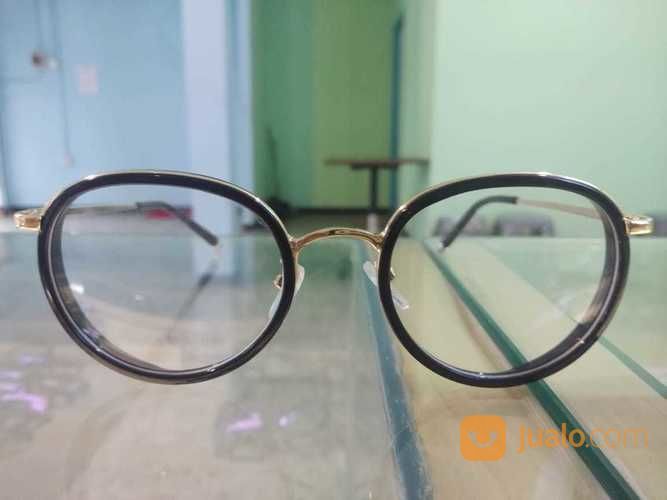 Frame Kacamata Bulat Besi Hitam Cocok Buat Remaja Dan Ibu Ibu di Kota ...