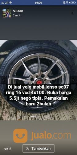 Velg Lenso Sc07 Ring 16 di Kota Tangerang, Banten | Jualo.com