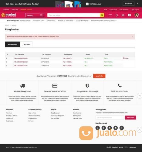 Aplikasi Source Code Marketplace Multivendor Online di Kota Yogyakarta ...
