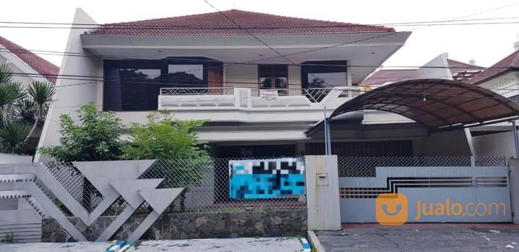 Rumah Nol Jalan Raya Manyar Bangunan Kokoh di Kota Surabaya, Jawa Timur ...