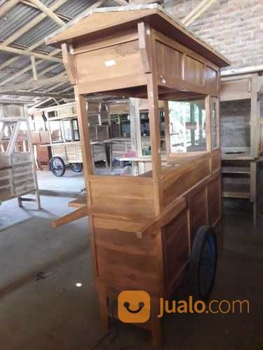 Gerobak Bakso Standar Gerobak Dorong Gerobak Kayu Kuat Awet di Kota ...