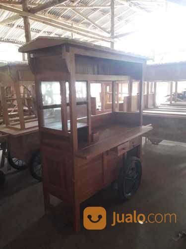 Gerobak Bakso Standar Gerobak Dorong Gerobak Kayu Kuat Awet di Kota ...