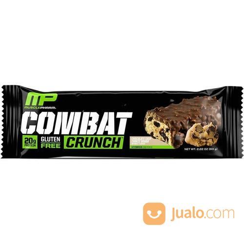 MusclePharm Combat Crunch 12 Bars / High Protein Bar Coklat Crunchy Mp ...