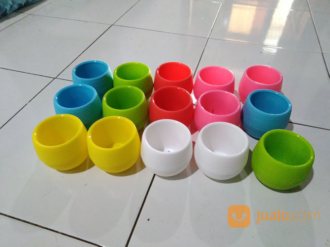 Pot Bunga Mini Bahan Plastik di Kab. Sleman, Yogyakarta | Jualo.com