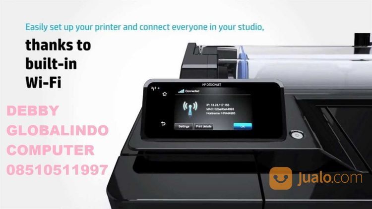 Printer Plotter HP Designjet T520 A0 - Debby Globalindo Computer di ...