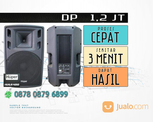 Speaker Aktif Huper Dan Merk Lain Ada Dapat Di Cicil Proses Kilat di ...