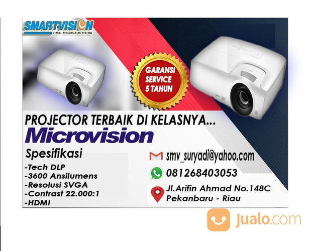 Proyektor Microvision MS360 (3600 Ansilumens) di Kota Pekanbaru, Riau | Jualo.com
