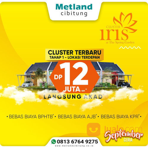 Metland Cibitung Cluster Iris Dp Ringan Dan Proses Mudah di Kota Bekasi ...