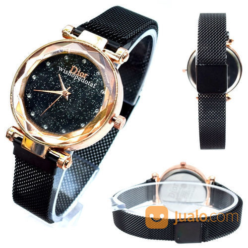 Jam Stainless Kristal Magnet Black di Kota Jakarta Timur, DKI Jakarta ...
