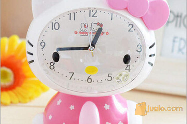 Jam Hello kitty full body plus alaram dan lampu yang unik di Driyorejo ...