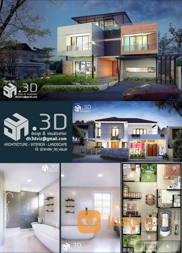 Jasa Render 3D Visual Arsitektur, Interior & Landscape di Kota Bandung ...