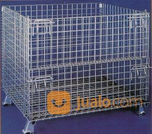 HARGA TERMURAH PALLET MESH KERANJANG BESI LIPAT STOCKY DALTON di Kota ...