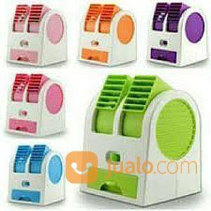 AC Duduk Double Fan AC Mini Air Condition Portable 2 Pintu Jendela USB ...