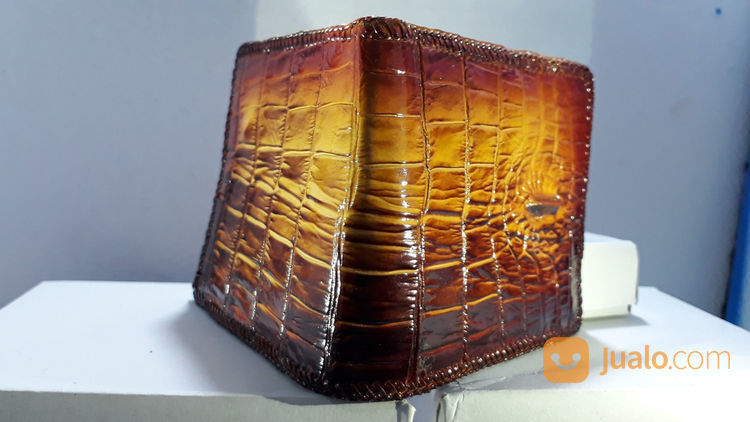 FULL GARANSI, Dompet Kulit Buaya Asli Papua Model Sulam di Kab ...