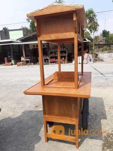Gerobak Angkringan Mini Kayu Mahoni di Kota Bekasi, Jawa Barat | Jualo.com