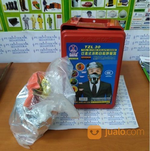Masker Pemadam Kebakaran Darurat,Fire Escape Smoke Hood Zl30 di Kota ...