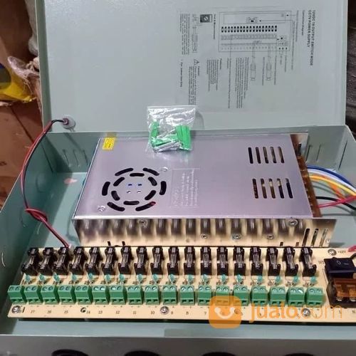 Power Supply CCTV Central Box 30A 12V / Panel Box 12V/30A AC To DC di ...