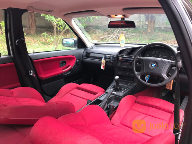 BMW E36 323i Silver On Red Fabric Interior di Kota Tangerang Selatan ...