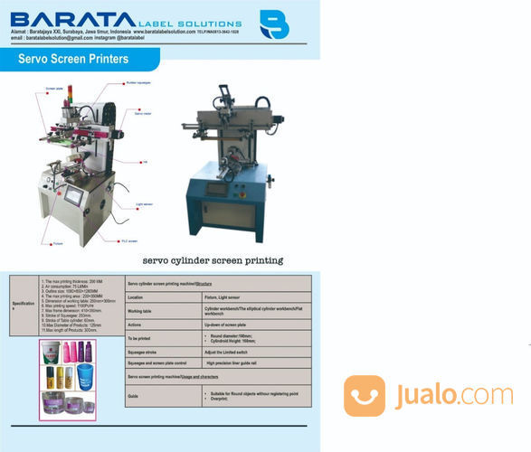 MESIN PAD PRINTING DAN SCREEN PRINTING di Kota Surabaya, Jawa Timur | Jualo.com