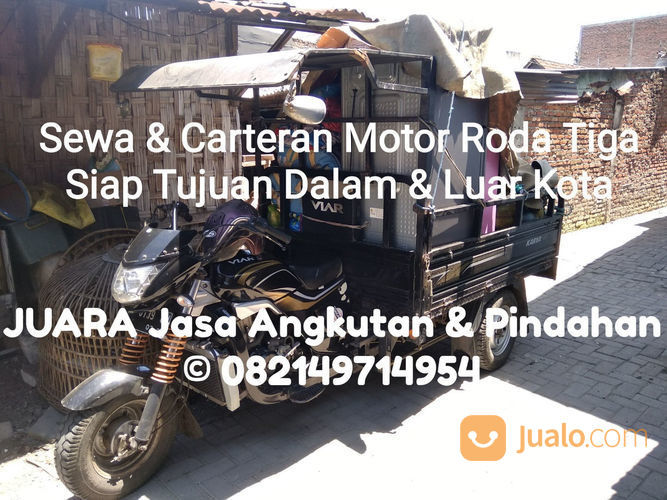 Sewa Carteran Jasa Angkut Motor Gerobak Roda Tiga Viar Tossa Fukuda ...