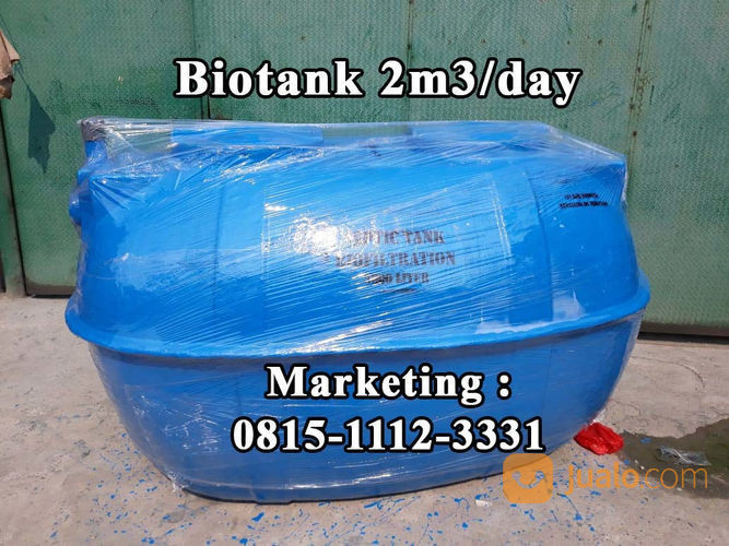 Biotank 2m3/Day 2000 Liter 2 M3 - Septic Tank Bio - Bio Septic Tank di ...