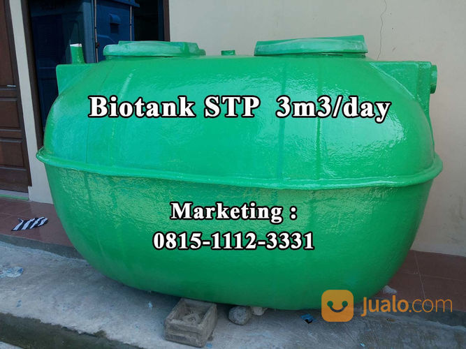 Biotank 3m3/Day 3000 Liter 3 M3 - Septic Tank Bio - Bio Septic Tank di ...