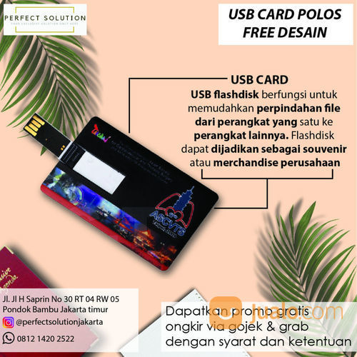 CETAK USB CARD DESAIN CUSTOM di Kota Jakarta Timur, DKI Jakarta | Jualo.com