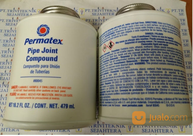 Permatex Pipe Joint Compound 80045,Lem Sealant Teflon Ptfe Seal 51D di ...