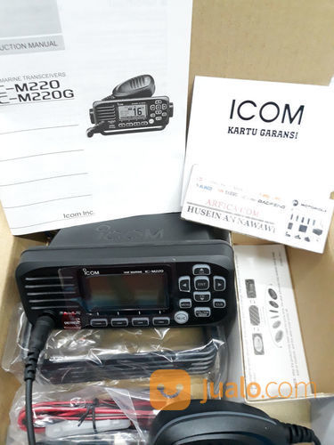 RADIO RIG ICOM IC M220 VHF MARINE ORI - RADIO RIG MARINE VHF ICOM IC ...