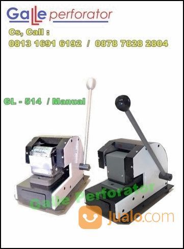 MESIN PERFORASI / PERFORATOR KERTAS - Galle Perforator GL 514 di Kota ...