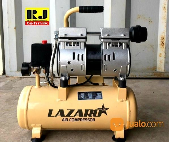 Mesin Kompresor Angin Silent Oilless 0,75HP Oilless Compressor Lazaro 3 ...