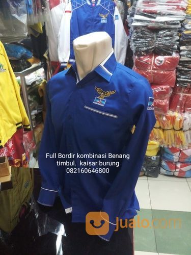 BAJU KEMEJA Lengan PANJANG Partai DEMOKRAT Terbaru 2020-2021 di Kota ...