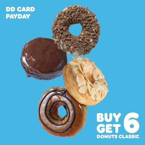Dunkin' Donuts Buy 6 Get 6 Donuts Classic di Kota Jakarta Selatan, DKI ...