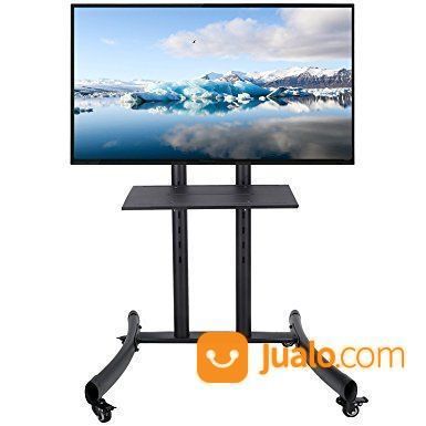 Bracket Tv Stand Berdiri Pakai Roda Merk Looktech 65s Ukuran 32/40/43 ...