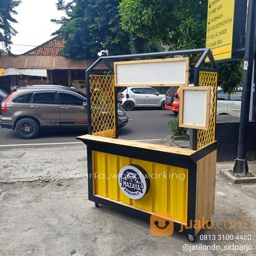 Rombong Booth Gerobak Semi Kontainer 150cm di Kab. Sidoarjo, Jawa Timur ...