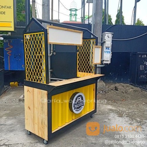 Rombong Booth Gerobak Semi Kontainer 150cm di Kab. Sidoarjo, Jawa Timur ...