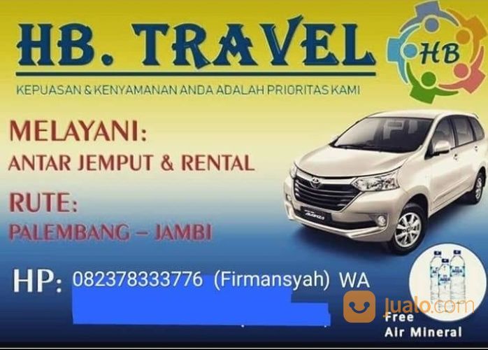 Travel Palembang - Jambi di Kota Palembang, Sumatera Selatan | Jualo.com